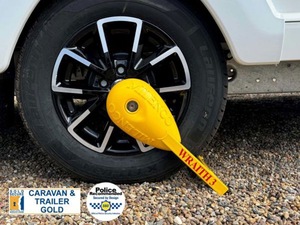 Milenco Wraith 3 Caravan Wheel Lock - Yorkshire Caravans & Motorhomes